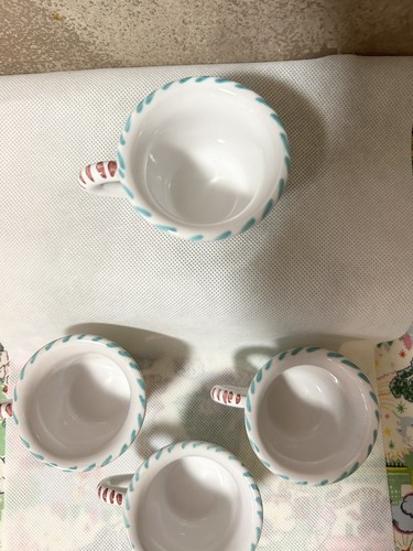 Set of 4 Deruta Italian Pottery Floral Demitasse / Espresso Cups | eBay