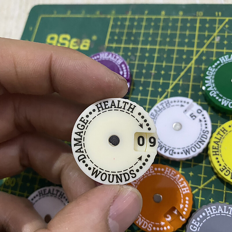 Small Size 30MM Health Damage Wounds Tracker 1PC 00-99 Life Tracker | eBay