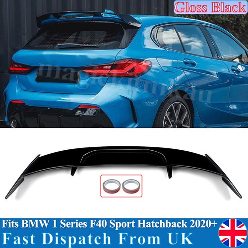 FOR BMW 1 SERIES F40 REAR ROOF SPOILER WING GLOSS BLACK MP STYLE 120d ...