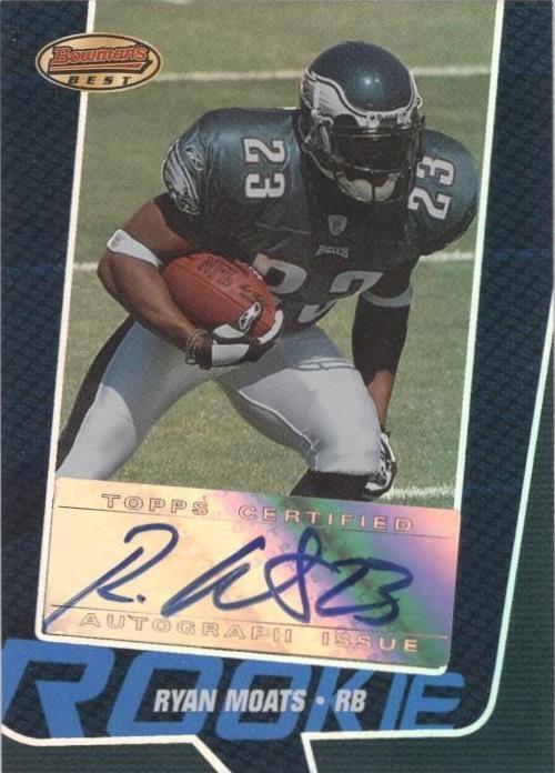 2005 Bowman's Best - Rookie Ryan Moats #115 Blue /299 (RC) for sale ...