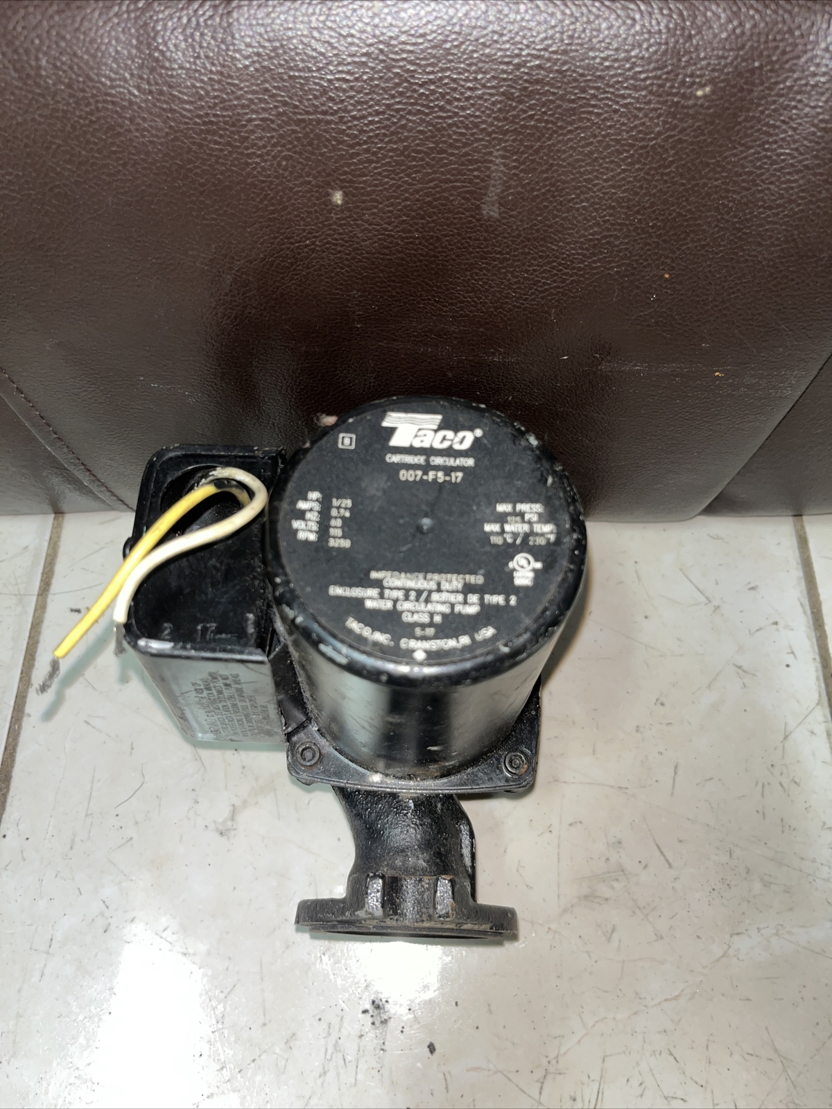 Taco Circulator Pump 007-F5-17 for sale online | eBay