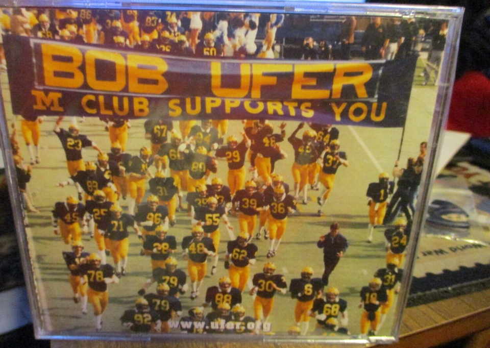 Sealed 1981 MICHIGAN FOOTBALL Bob Ufer Tribute CD Private MIKE WHORF ...