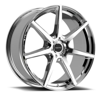 20 inch 20x8.5 Motiv 432C RIGOR Chrome wheels rims 5x4.5 5x114.3 +40 | eBay
