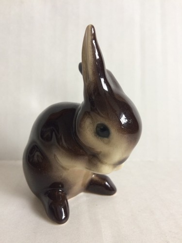 Vintage Goebel Brown Tan Ceramic Bunny Rabbit West Germany 3in Tall | eBay