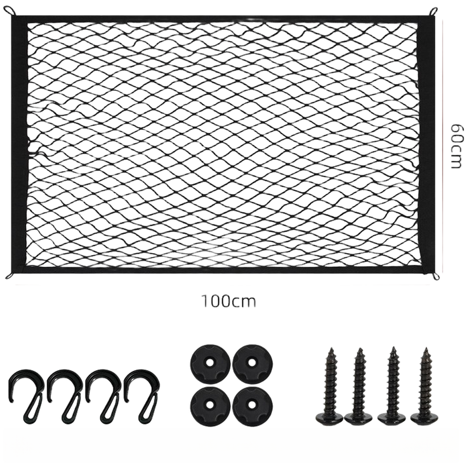 Accessory Set Included For Travel Car Trunk Cargo Net Stretchable Mesh ...
