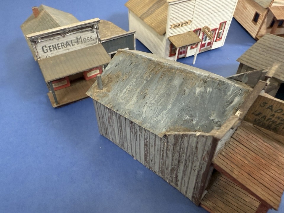 HO Scale Scratch Built Old-time Mining Logging Shop Wood Building Lot ...