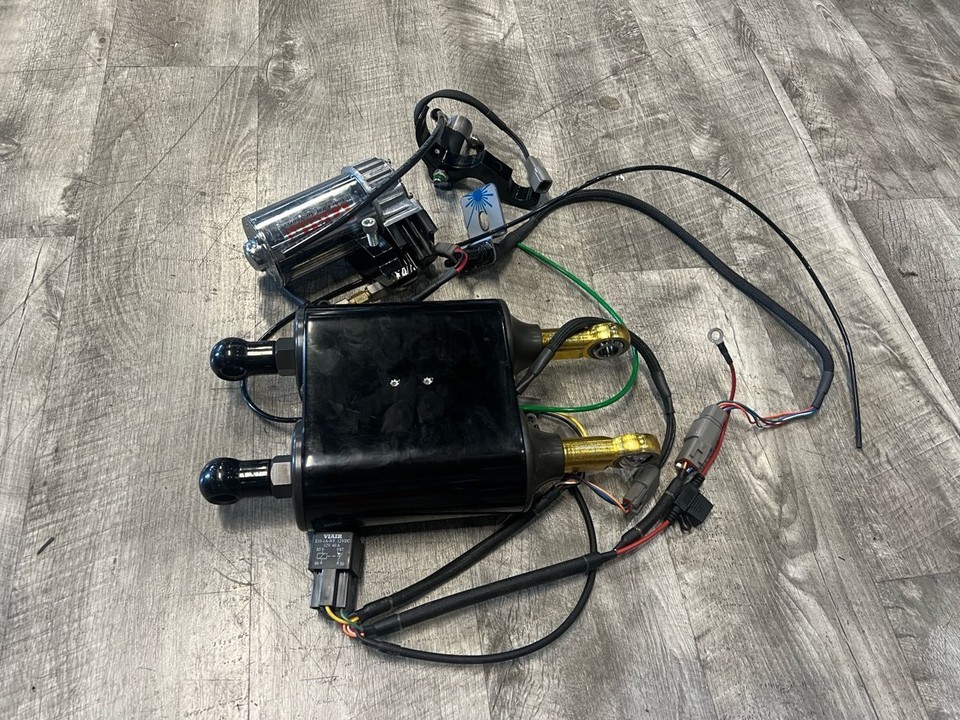 Shotgun USA Air Ride Suspension Kit Rear Shocks 1989-1999 Harley ...