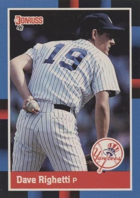 1988 Donruss - Dave Righetti, Dave Righetti #93 Last Line Begins with ...