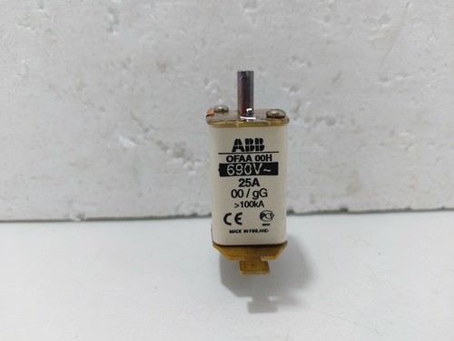ABB OFAA 00H Fuse 690V~ 25A | eBay Australia
