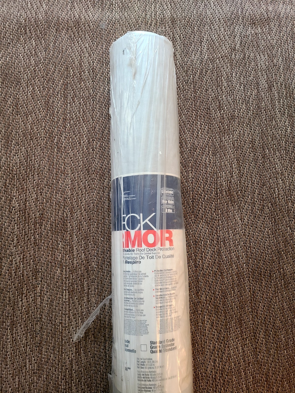 GAF Deck Armor DeckArmor 4 Squares 100ft × 4ft Synthetic Roof ...