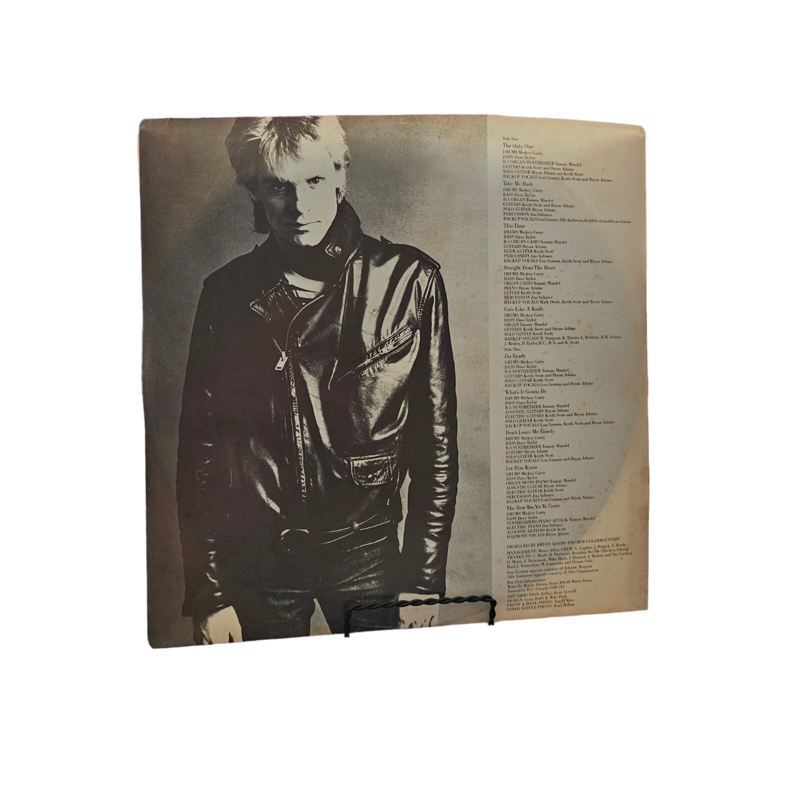 Bryan Adams Lp Cuts Like A Knife VINYL LP SP-6-4919 A&M 1983 VINTAGE ...