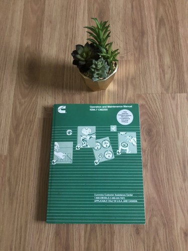 Cummins Operation/Maintenance MANUAL ISB6.7 CM2250 Book | eBay