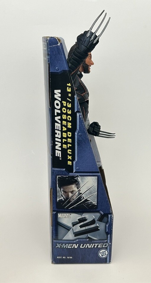 2003 Marvel X2: X-Men United WOLVERINE 13” Inch Poseable Action Figure ...