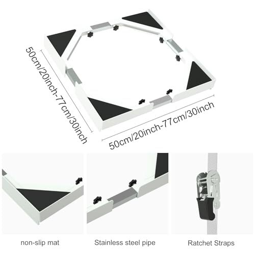 Heavy-Duty All steel Washer Dryer Stacking Kit, Universal Stacking Kit ...