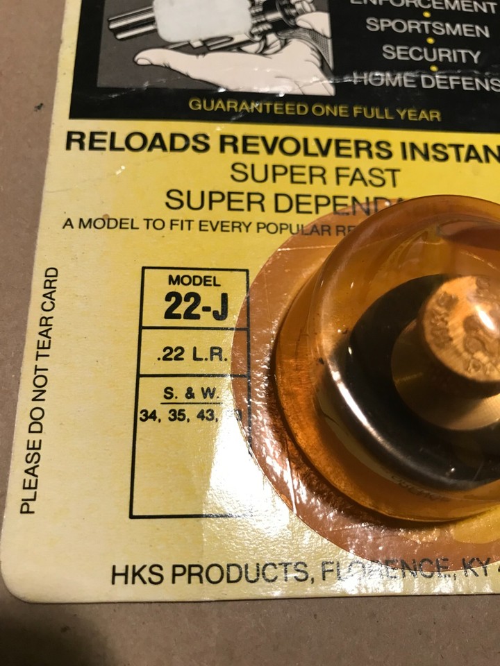 HKS 22-J Speedloader 6 Rounds 22LR S&W J Frame | eBay