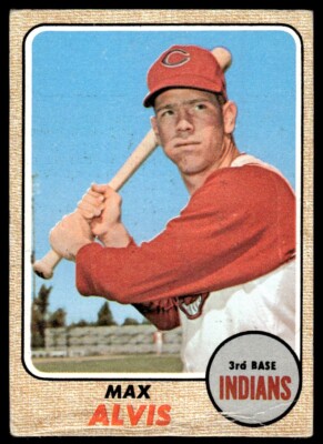 1968 Topps Max Alvis crease Cleveland Indians #340 | eBay