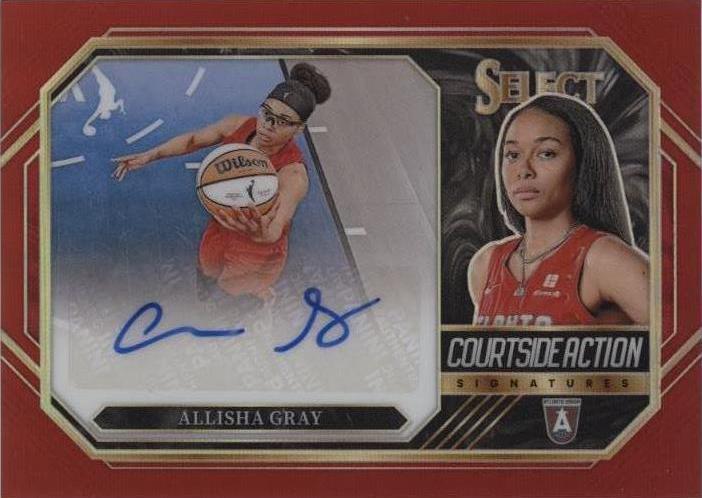 2024 Panini Select WNBA - Courtside Action Signatures Allisha Gray #CSA ...