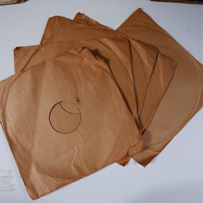 5X 12" brown paper record sleeve for 78rpm discs , fair | eBay UK