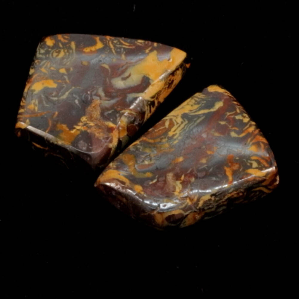 Australian Cut Boulder Opal Pair - BOC0792 | eBay Australia