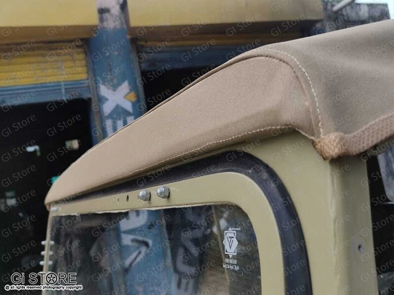 Canvas Top For Jeep Willys CJ3A CJ3B M38 Fit Straight Bow Drab Geen ...