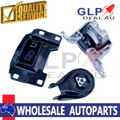 Left + Right + Rear Engine Mount Set For Ford Focus LS LT LV LW 2.0L ...
