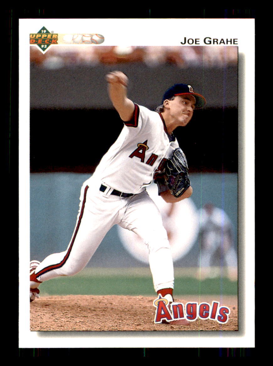 1992 BASEBALL 1992 Upper Deck Joe Grahe California Angels #542 1 | eBay