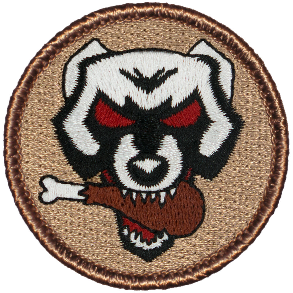 Wolverine (w/ Chicken Leg) Patrol Patch - 2" Round Embroidered Patch | eBay