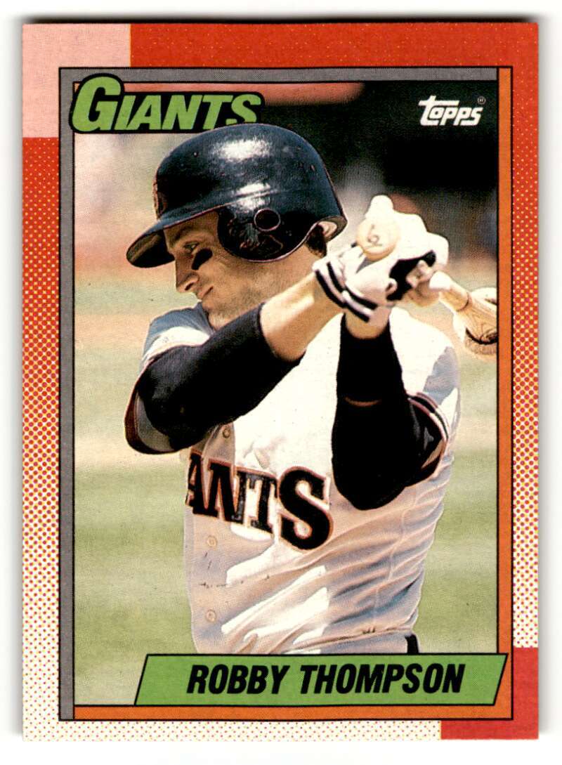 1990 Topps #325 Robby Thompson San Francisco Giants Baseball Cards E ID ...