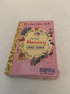 A Little Golden Book My First Memory Card Game NIB Ages 3-6 48 Jumbo ...