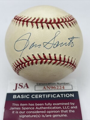 Ron Santo JSA COA Autograph Major League OML Signed Baseball | eBay
