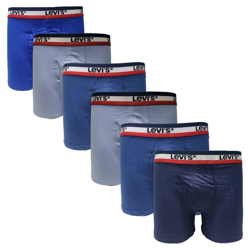Levi's Men's Boxer Brief Premium Cotton Limited Edition 6 Pack | eBay