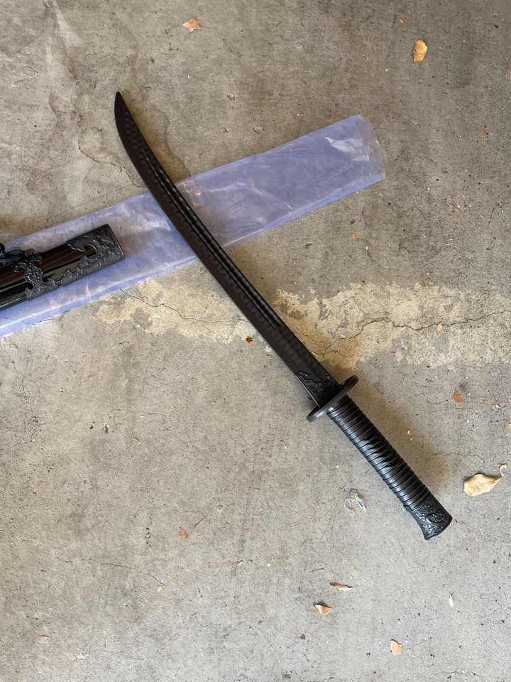 OPEN BOX！30"Chinese Han Sword Plastic Polypropylene Sword Toughness ...