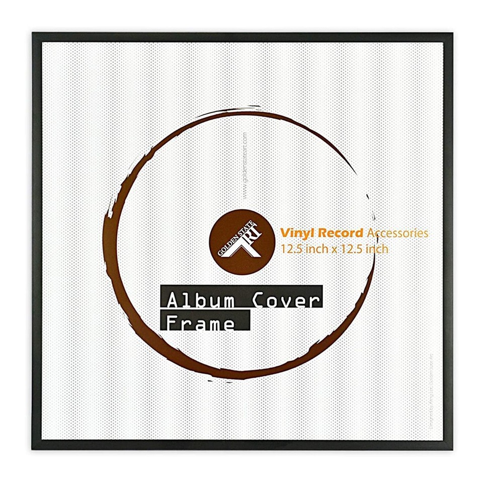 12.5x12.5 Square Aluminum Vinyl Record Album Cover Frame Acrylic Glass ...