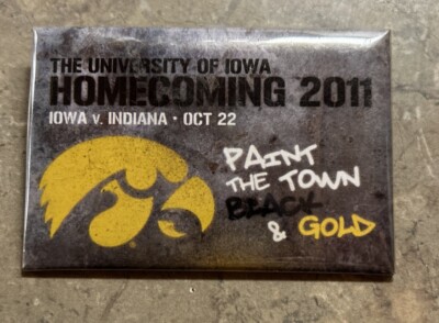 Iowa Hawkeye 2011 Homecoming Button | eBay
