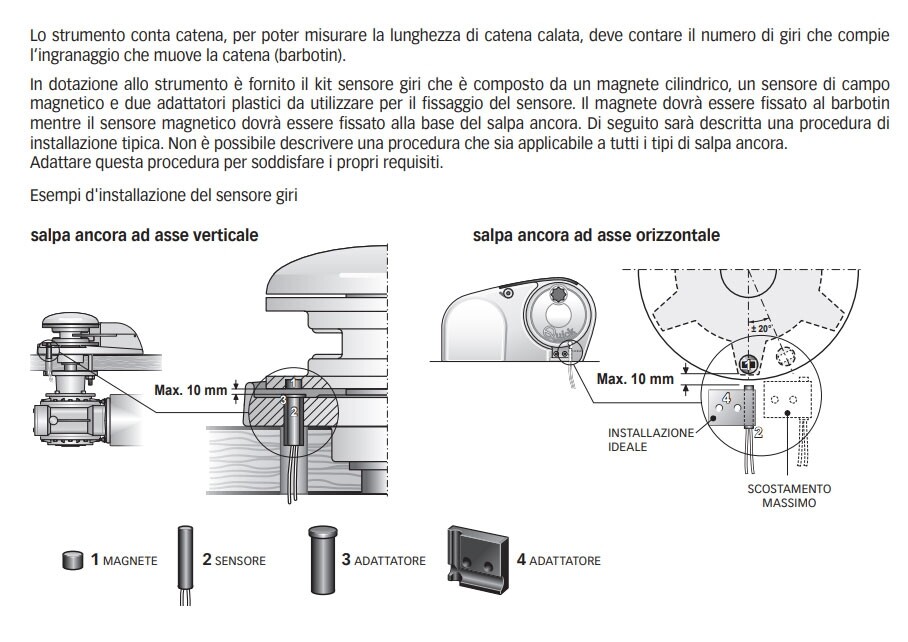 Quick SMART CHC chain counter for windlass with magnetic sensor | eBay