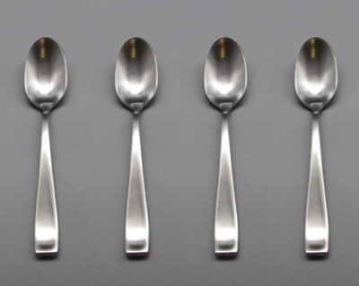 Oneida Stainless Flatware - SATIN MODA Teaspoons - Set of Four New | eBay
