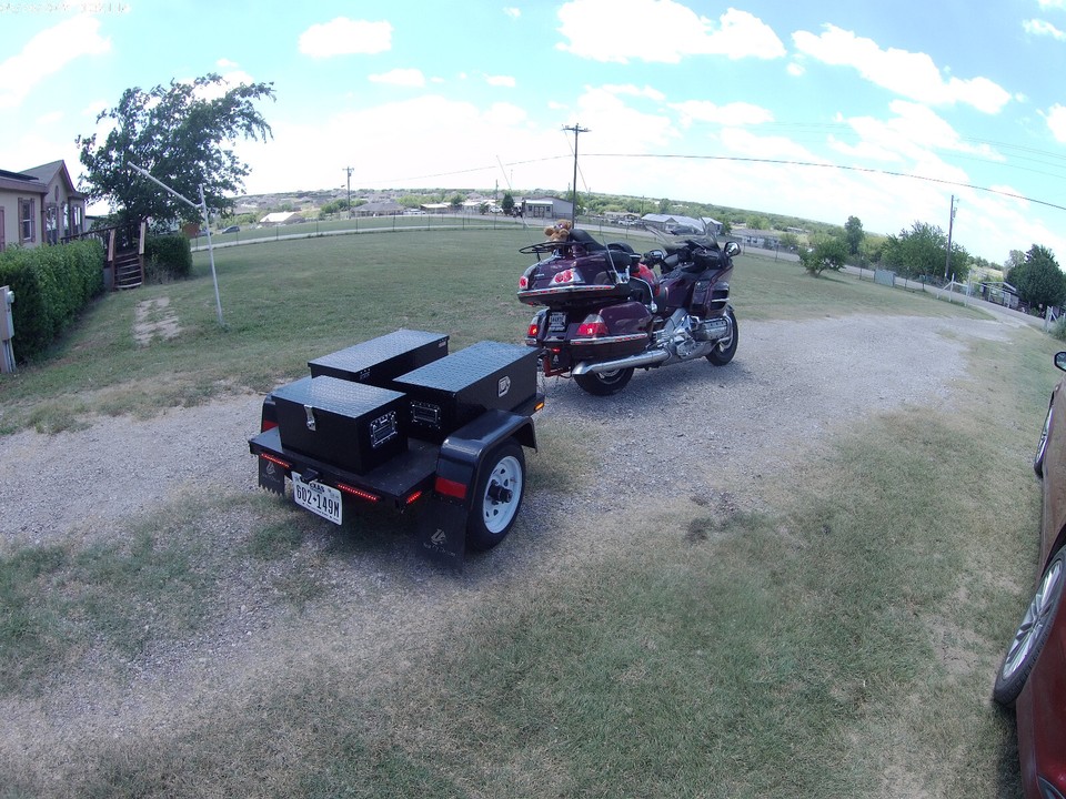 motorcycle pull behind cargo trailer | eBay
