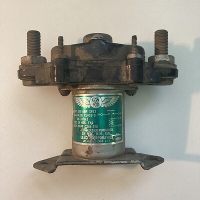 LEACH CORP RELAY 200 AMP SPST Volts 24-28 D.C. AN3370-2 mfg part no ...
