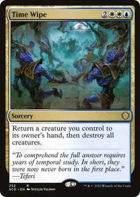 Time Wipe Starter Commander Decks 252 MTG LP | eBay