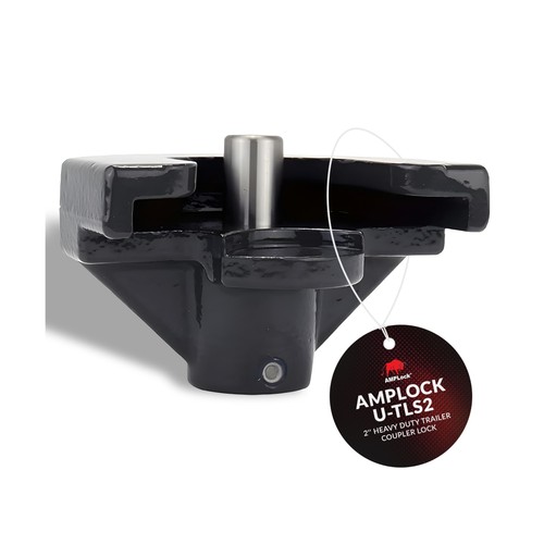 AMPLock U-TLS2 Heavy Duty Trailer Coupler Lock, 2'' RV & Boat Trailer ...