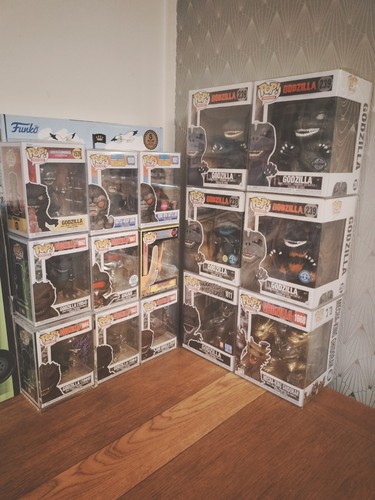 Huge Rare Grail Signed Godzilla Funko Pop Bundle X15 - PPG £450+ Check ...