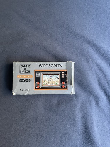 Game and watch fire Nintendo handheld gaming device from 1980 in ming ...