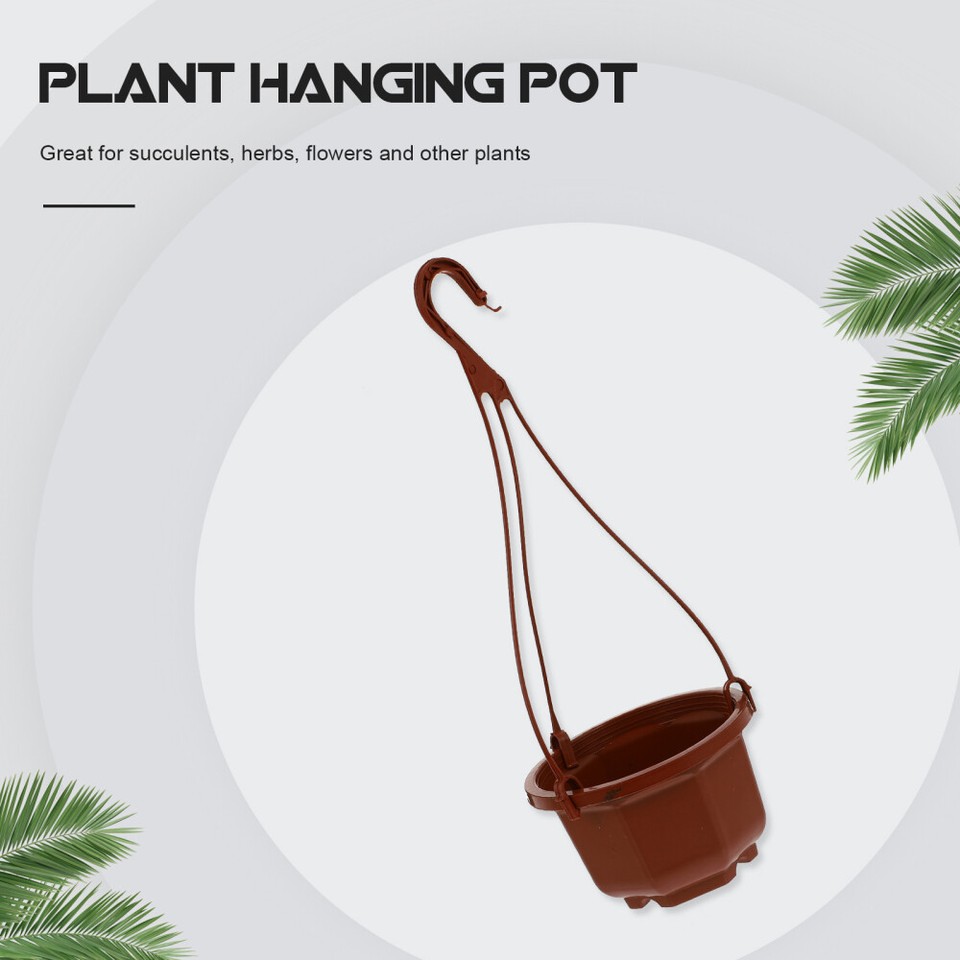 6 Sets Hanging Pots Chlorophytum Flower Wall Planters for Indoor Plants ...