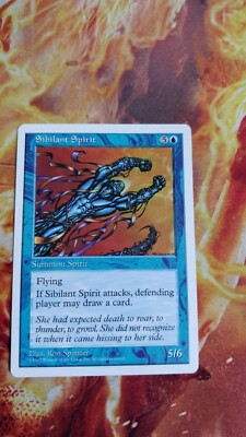 MTG: Sibilant Spirit - Blue Rare -5th Edition | eBay UK