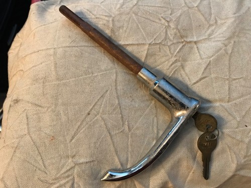 Exterior Door Trunk Deck Lid Handle 1930s-1940s W/Key Mopar Ford GM ...