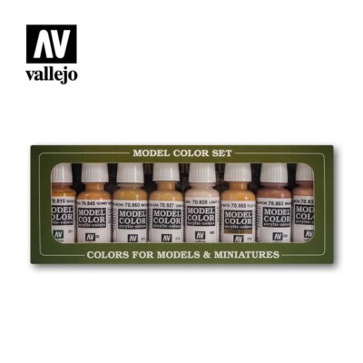 Vallejo Model Color paint Set - face / skin colours tones set 8x17ml ...