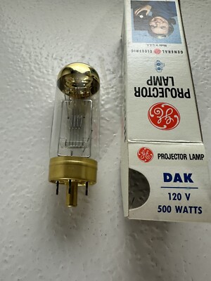 DAK projector lamp projection light bulb 120v 500w, G.E. brand | eBay