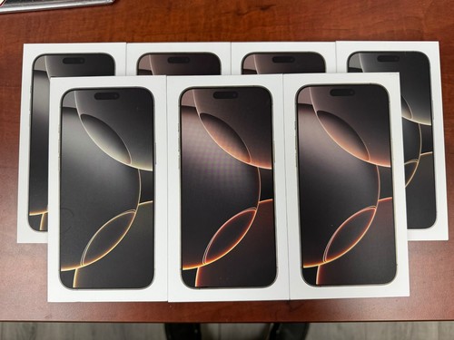 New Sealed Apple iPhone 16 Pro Max 512GB A3296 Unlocked Physical SIM ...