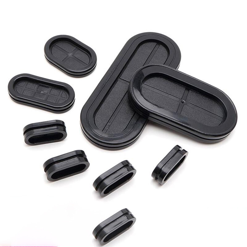 Oval Rubber Grommet Firewall Hole Electrical Wiring Gasket Cable Closed ...