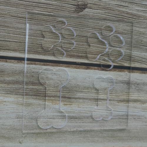 4 in1 Print Dog Bone/Paw Router Template for Woodworking 1/4'' Thick ...